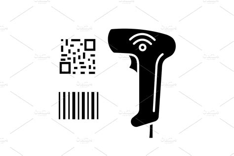 Barcode And Qr Code Scanner Icon Custom Designed Icons ~ Creative Market