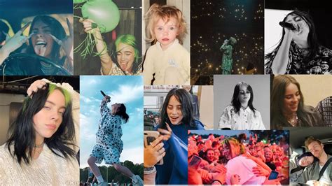 Billie Eilish Collage Laptop Wallpapers Wallpaper Cave