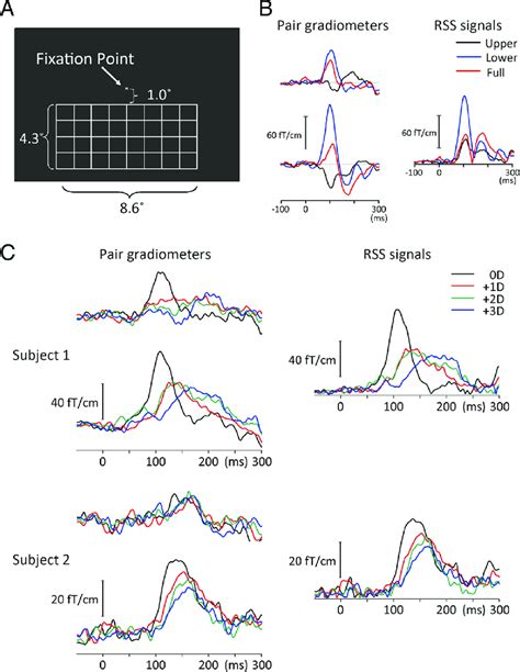 Magnetic Responses In Representative Subjects A Stimulus B Magnetic Download Scientific