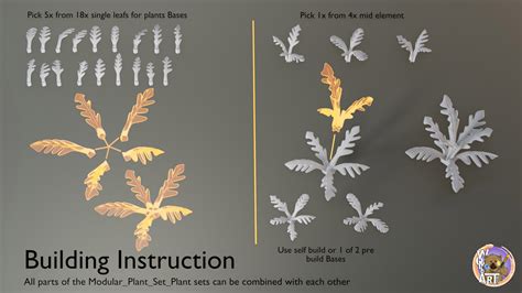 3d File Modular Plants Set A 💐・3d Printer Model To Download・cults