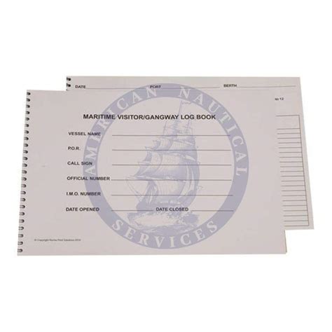 Maritime Printing Marine Log Books Logbooks Bridge Log Books