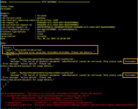 Azure Resource Manager Errors When Deploying Arm Template Stack Overflow