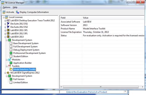 model interface toolkit evaluation ni community