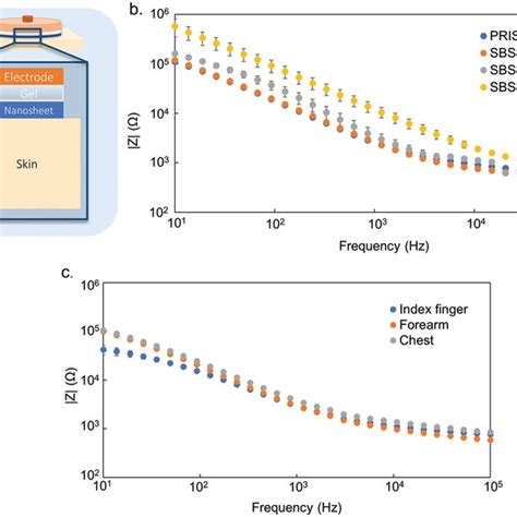 A Diagram Of Skinelectrode Layer B Evaluation Of Impedance For