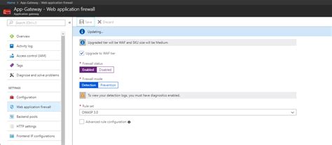 Configurar El Web Application Firewall En Azure Application Gateway