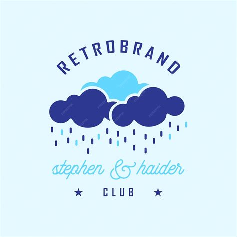 Premium Vector Cartoon Cloud Umbrella Rain Snow Clouds Isolated On