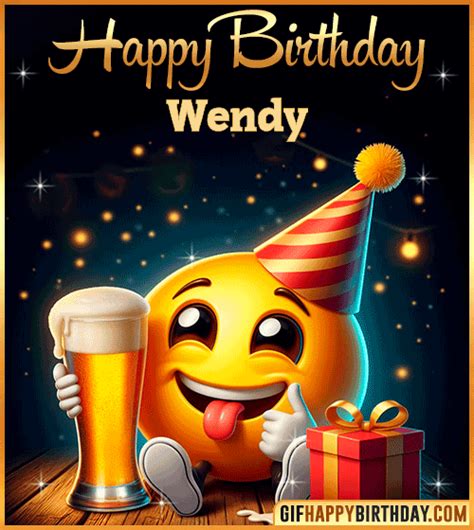 🎉 Happy Birthday Wendy  🎂 Funny And Personalized Animated Wishes