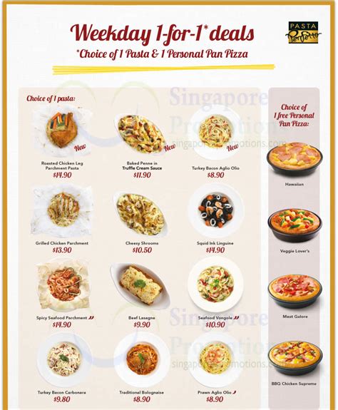 Pizza Hut Pasta Menu