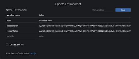 Vscode Thunder Client Environment Variable 적용하기