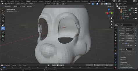 Modeling Weird Results Using Solidify Tool Blender Stack Exchange