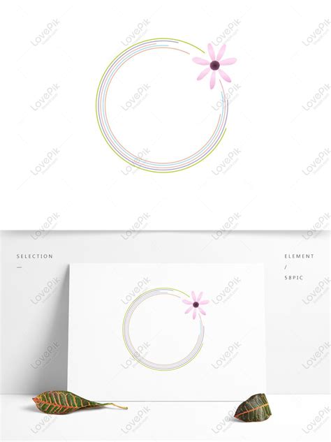 간단한 선 테두리 요소 일러스트 Png 및 벡터 이미지 무료 다운로드 Lovepik