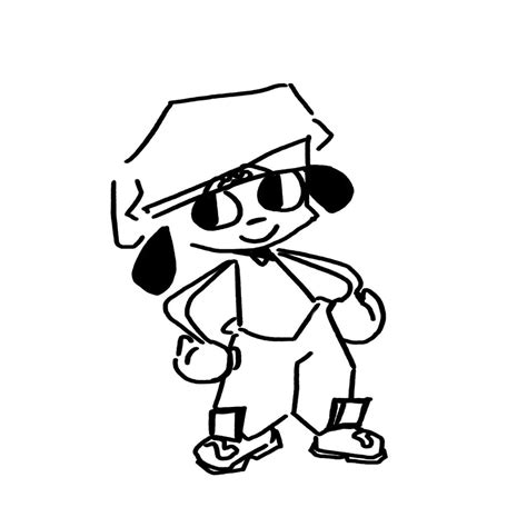 Lil Silly Parappa Doodle Any Thoughts Rparappa