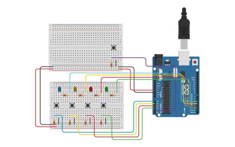 Circuit Design Simon Says Tinkercad