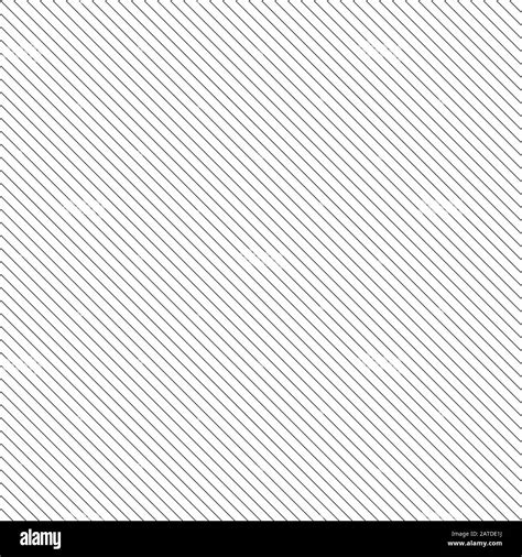 Diagonal Lined Seamless Pattern Repeating Texture With Black Thin Parallel Straight Lines On