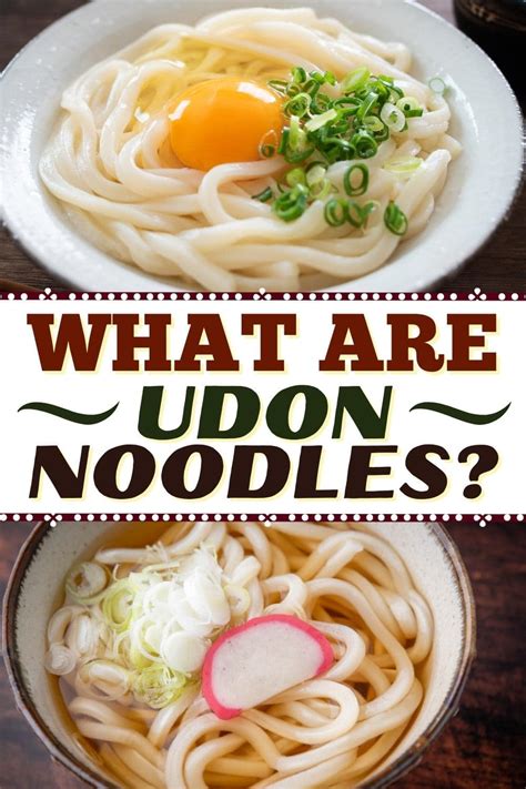 What Are Udon Noodles What You Need To Know Insanely Good