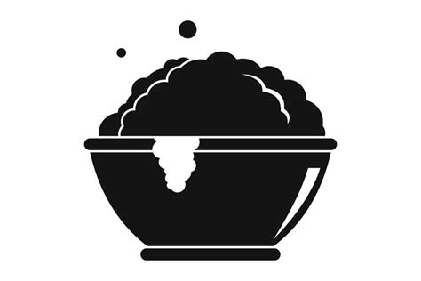 Laundry Bubble Icon Simple Style