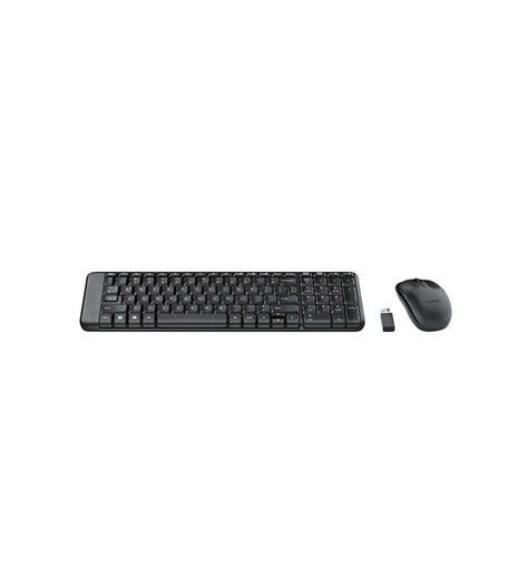 Logitech MK220 Compact Wireless Keyboard And Mouse Combo For Windows 2 4 GHz With Unifying USB