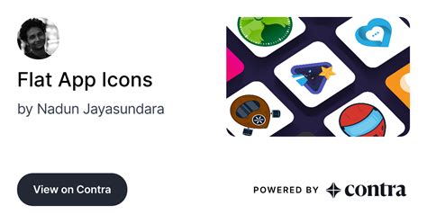 flat app icons by nadun jayasundara
