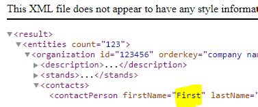 Php How Can I Get An XML Attribute As Below Using File Get Contents