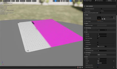 cloth simulation issues r unrealengine