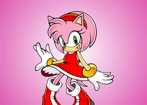 Amy Rose Wig With Ears Sonic The Hedgehog
