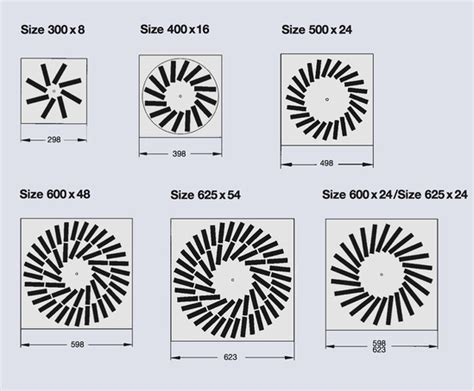 Ceiling Swirl Diffusers Trox Uk Esi Building Services