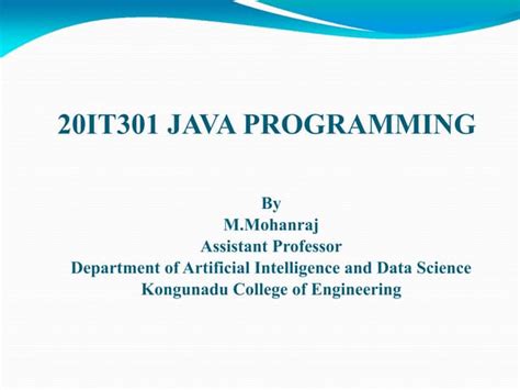 packages interfaces and exception handling ppt