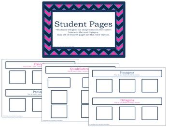 Sorting Polygons D By Ms Taylor S Must Haves TpT