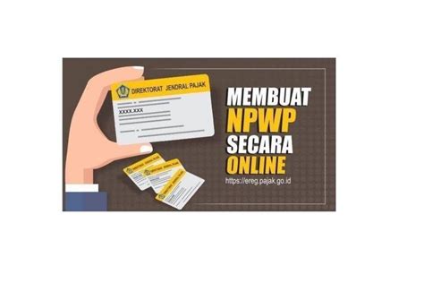 Simak Cara Daftar NPWP Online Lewat HP 2021 Mudah di ereg.pajak.go.id ...