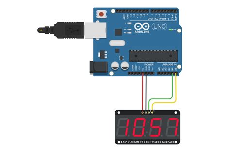7 Segment Display With Arduino Uno