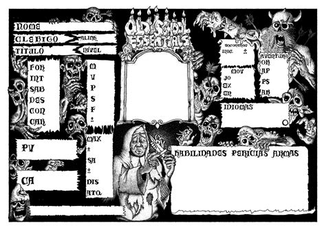 Artstation Ose Cleric Sheet