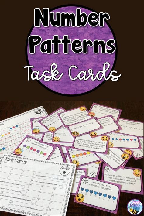 Number Patterns Task Cards Numbers To 200 Patterns Task Cards Task