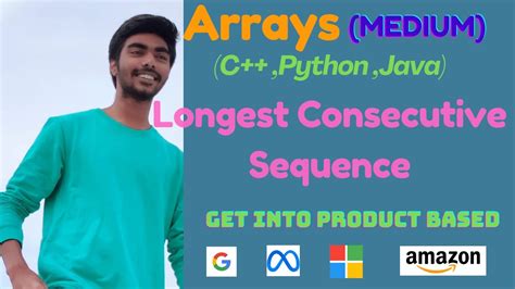 Longest Consecutive Sequence😱on Time Most Optimal Dsa In Tamil