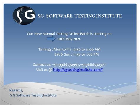 Testing Softwaretesting Manualtesting Sg Software Testing Institute