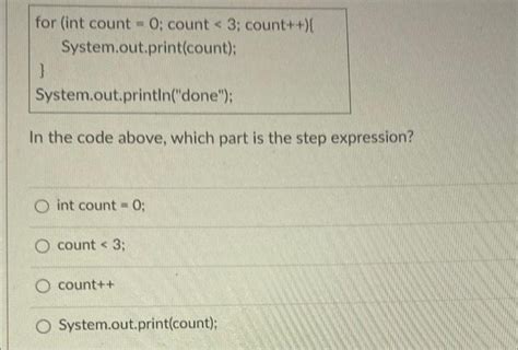 Solved For Int Count 0 Count