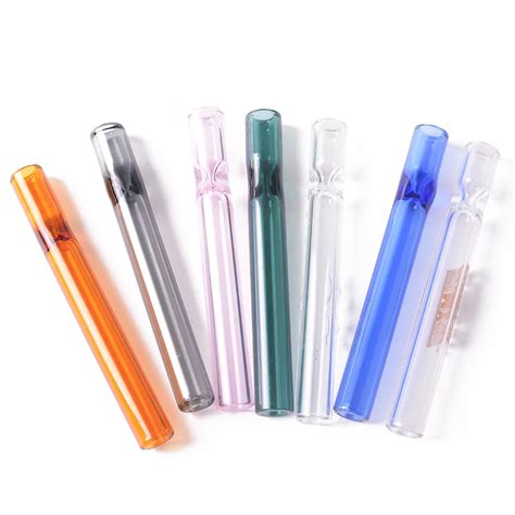 10cm Glass Best Smoke Smoking Pipes Tobacco Weed Rolling Paper Herb