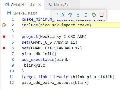 CMake Debugger Added To VS Code