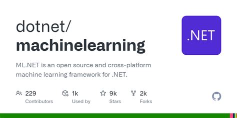 Machinelearningdocsrelease Notes30release 300md At Main · Dotnetmachinelearning · Github