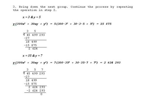 Using The Long Division Patterned Cube Root Algorithm