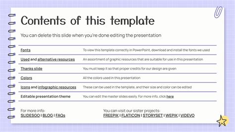Cool Grid Notebook Template