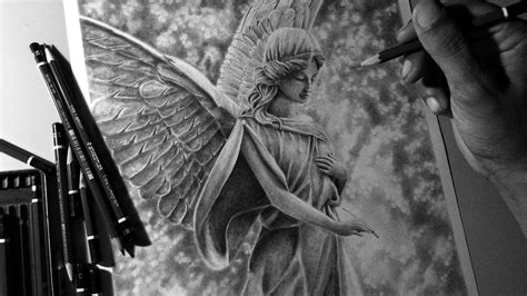 Як намалювати різдвяного ангела на місяці працюємо з акварельними фарбами Ravlyk