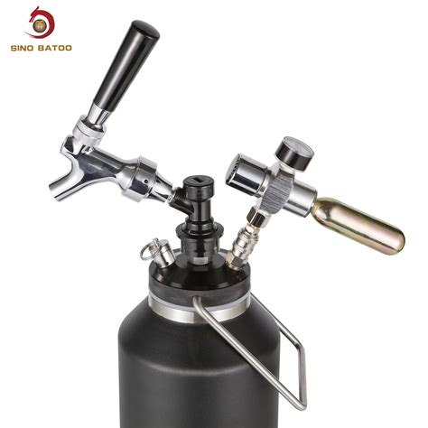 Stainless Steel Insulated Gold Armature 32oz Inox Beer Kombucha Growler