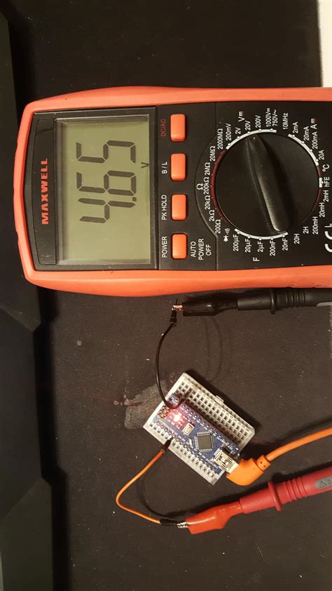 Why Does My Arduino Drop The Output Voltage By Nearly Half A Volt R