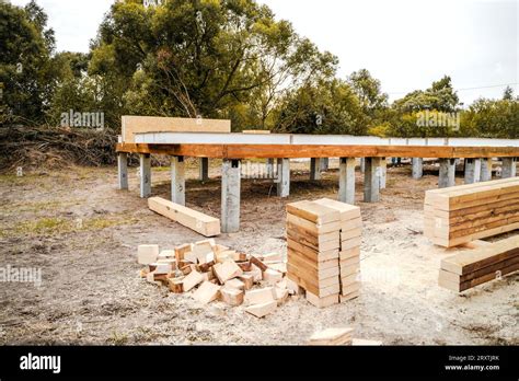 Building Construction Of Wooden Frame House Made Of Sip Structural