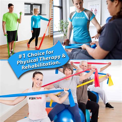 Physical Therapy Bands 8 16 25 Yard Rolls Latex Free Resistance Band