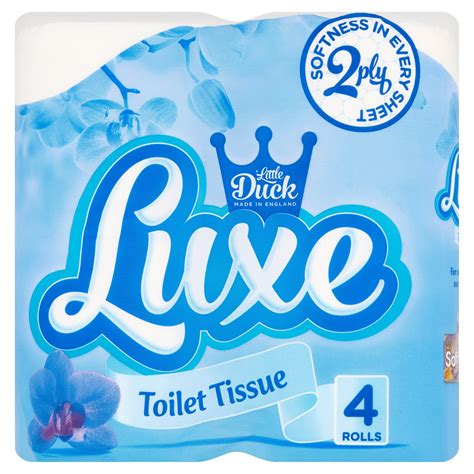 Little Duck 4 Luxe Toilet Tissue Toilet Roll Kitchen Roll And Tissues