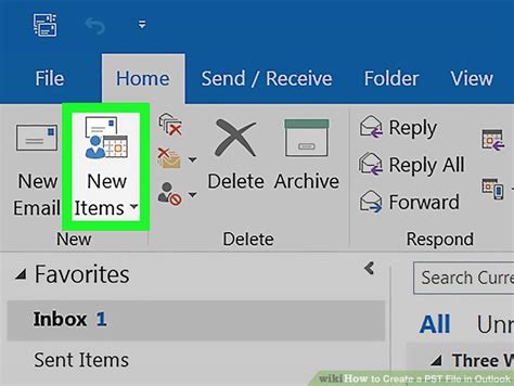 How To Create A Pst File In Outlook 8 Steps With Pictures