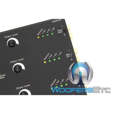 Audiocontrol Matrix Plus Black Channel Line Driver With Optional Level Control