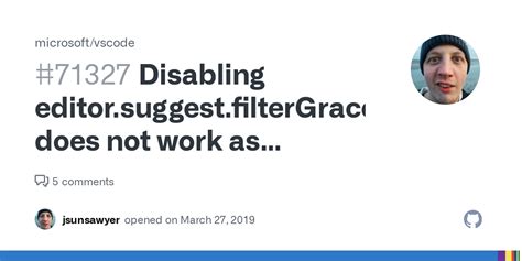 Disabling Editorsuggestfiltergraceful Does Not Work As Intended