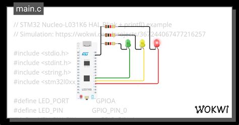St32 Traffic Light Hal Copy Wokwi Esp32 Stm32 Arduino Simulator